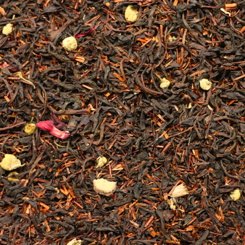 Rooibos & Ceylon Te med Hibiscus og Kamille 1kg