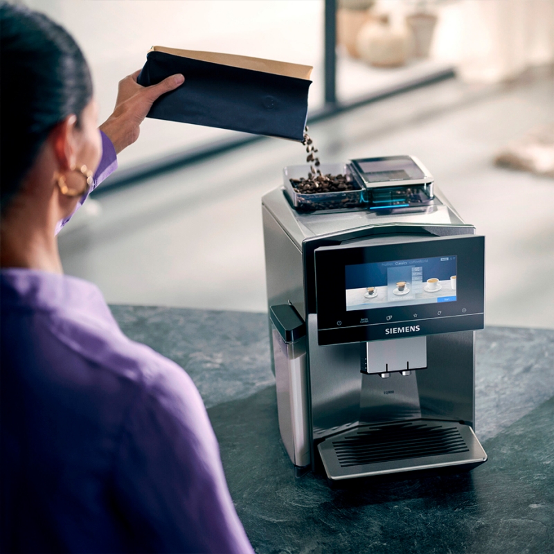 Siemens TQ907R03 EQ900 s700 Espressomaskine Inkl. 6kg Rigtig Kaffe