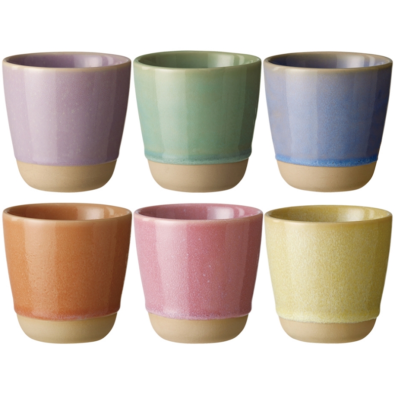 Aida RAW Colour Krus 30 cl 6 Stk Mix