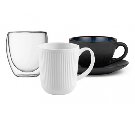 Kaffe- og cappuccinokopper - Find de rette kopper til kaffen