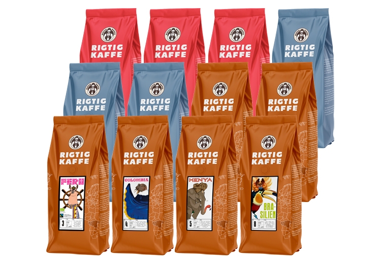 Kaffebønner | Hele kaffebønner og formalet kaffe i høj kvalitet